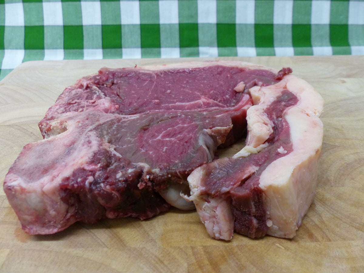 (1) Dexter Beef T-Bone Steak – Rosewood Farm
